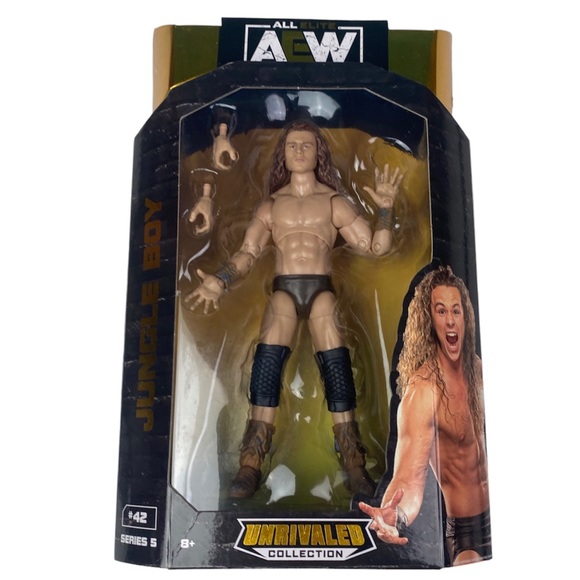 Toys | Jungle Boy 42 Series 5 Aew Jazware Wrestler Unrivaled Collection Figure Aew039 | Poshmark
